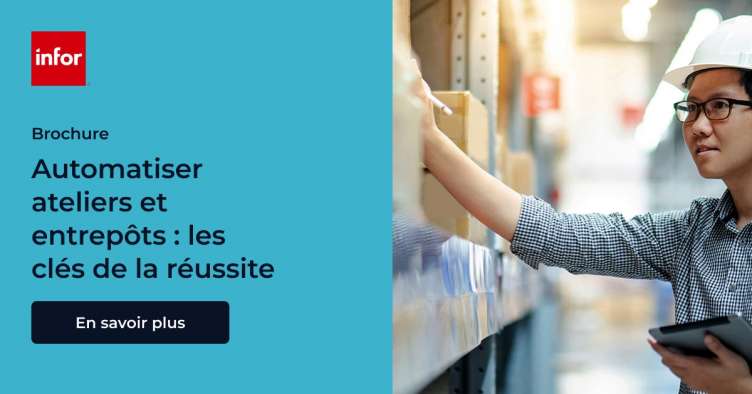 Factory Track SyteLine | Brochure automatisation | Infor