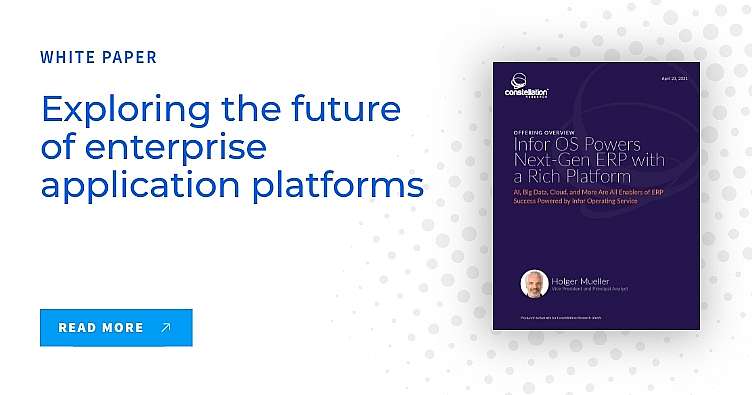 Infor OS rich EAP | Constellation Research report | Infor