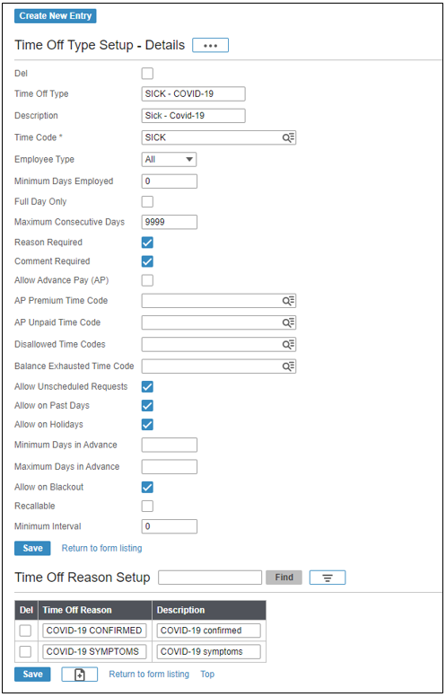 Manage employee sick time-off with Infor Workforce Management