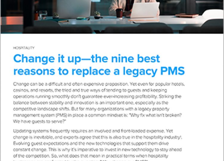 Property Management System | White Paper | Infor