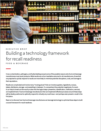 Prevent food and beverage recalls | Process manufacturing executive ...