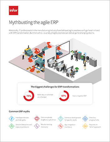 Agile implementation | ERP infographic | Infor