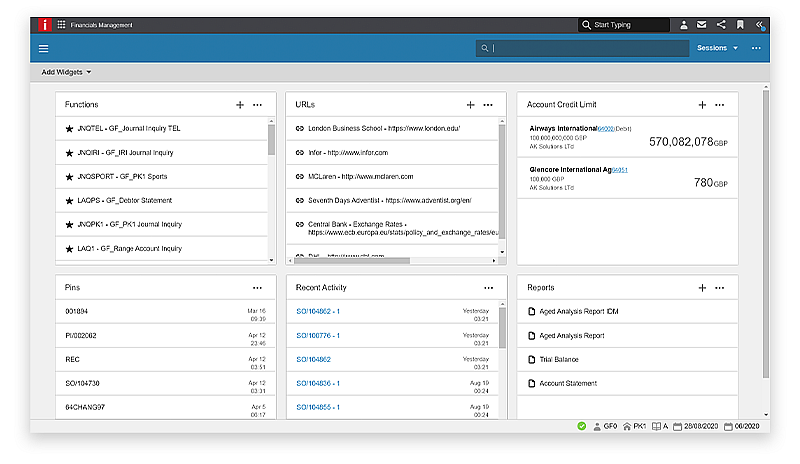 ERP systems | Implementations by industry | Infor